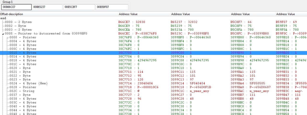 Cheat Engine :: View topic - Auto-created Strcutures in "Structure Dissection"