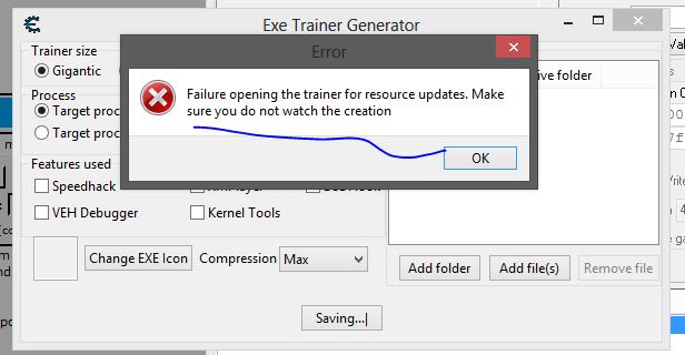 Cheat Engine :: View topic - İ have a error i cant make exe trainer.