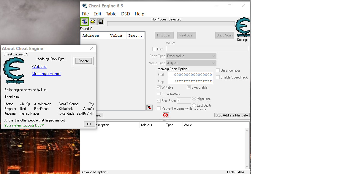 Cheat Engine :: View topic - Windows 10 Crashing