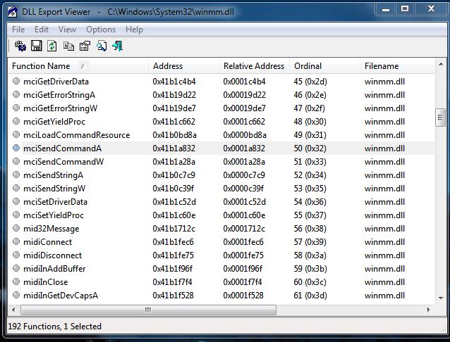 Cheat Engine :: View topic - Calling and use windows apps library ...