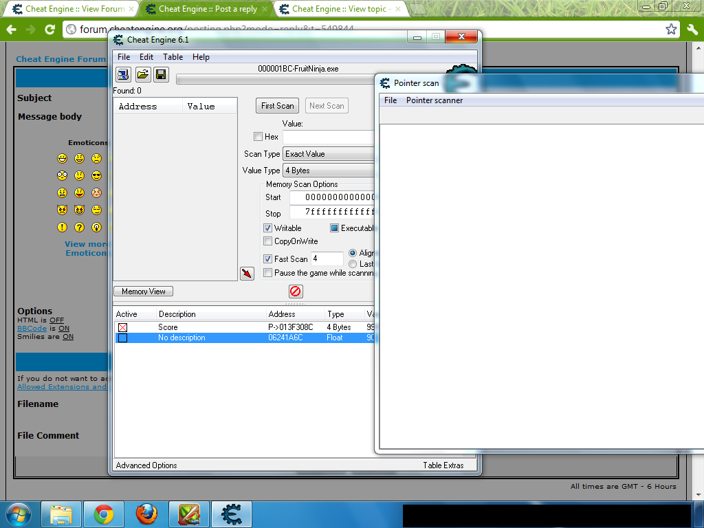 Cheat Engine :: View topic - Float / Pointer Help