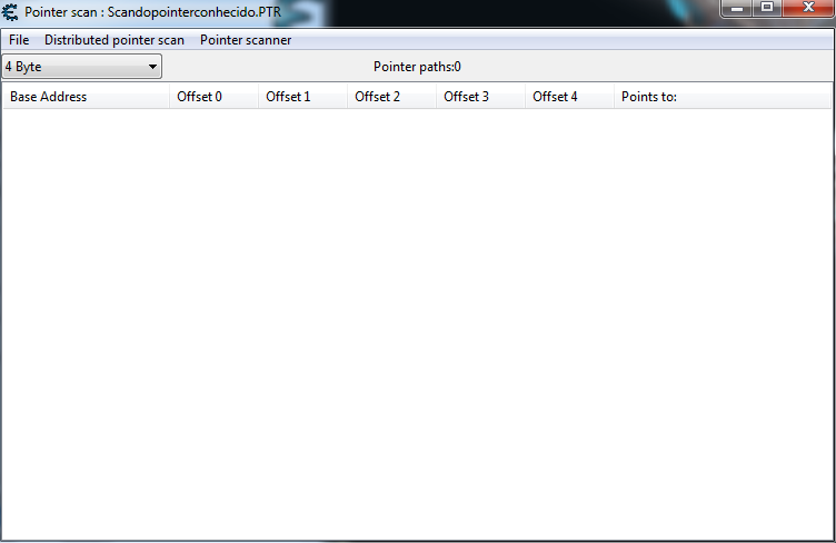 Cheat Engine :: View topic - Pointer paths: 0 Help.