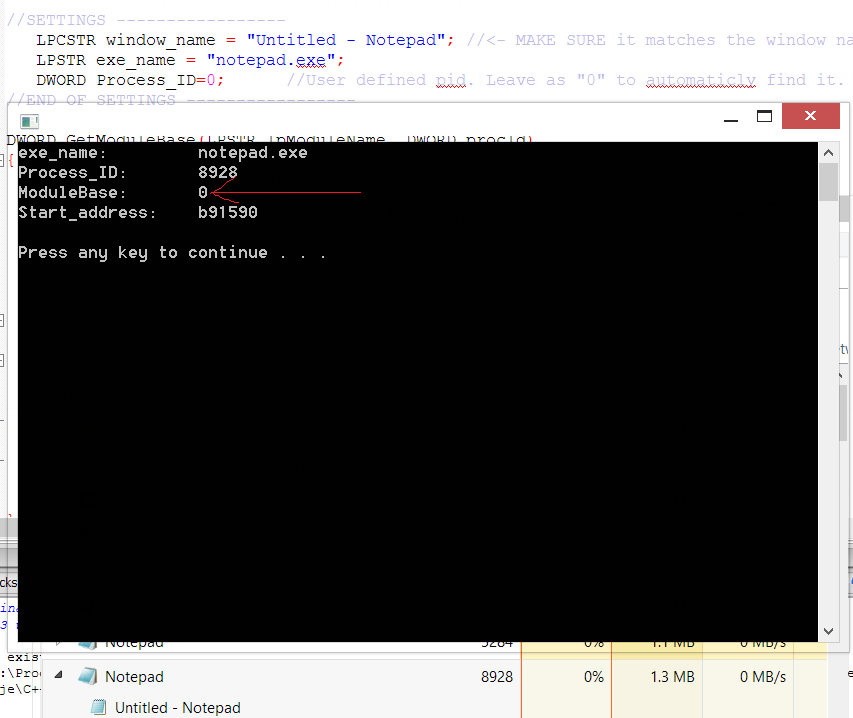 Cheat Engine :: View topic - c++ get part of Base Address