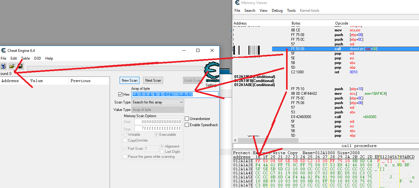 Cheat Engine View Topic Cant Find Array Of Bytes