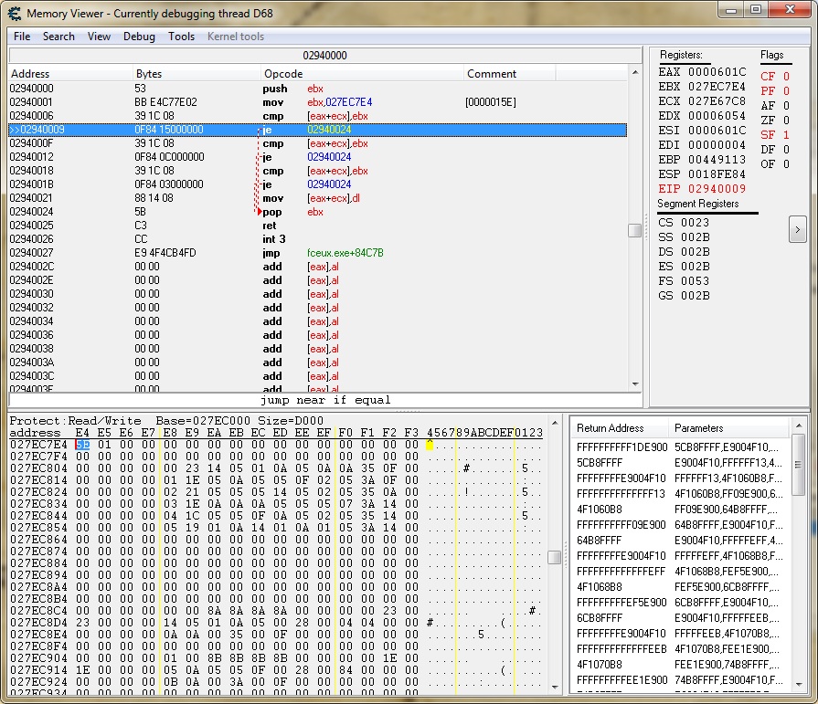 Cheat Engine View Topic Assembly Comparing Two Addresses 